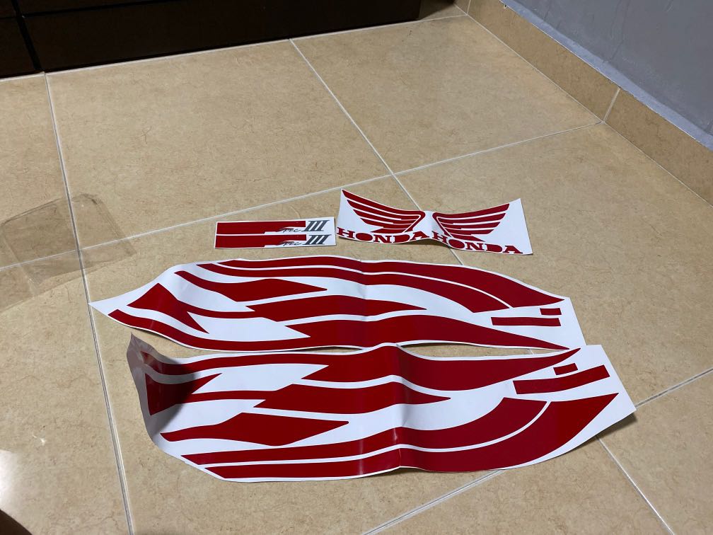 Cb400 decal sticker, Motorcycles, Motorcycle Accessories on Carousell