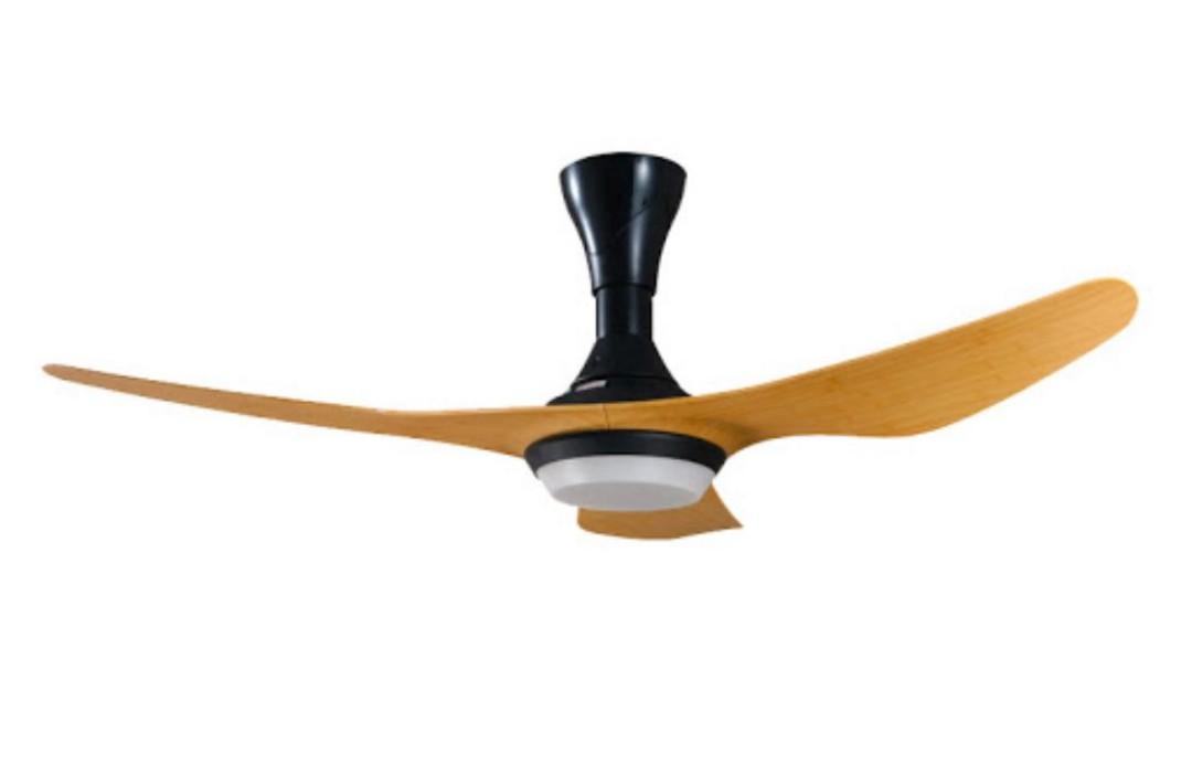 Ceiling Fan 54" bamboo colour, Furniture & Home Living, Lighting & Fans ...