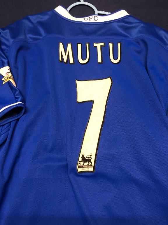 Chelsea Home 2003 2004 2005 Adrian Mutu Jersey Authentic CFC Vintage ...