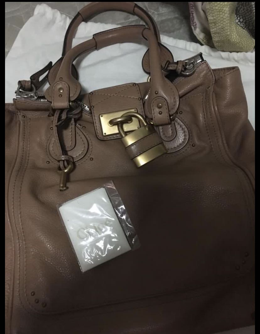 Chloe lock bag, Luxury, Bags & Wallets on Carousell