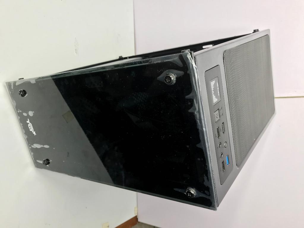 COMPUTER GAMING CASE/ CASING, TEMPERED GLASS YGT, WINDOW 4mm, FIT to ...