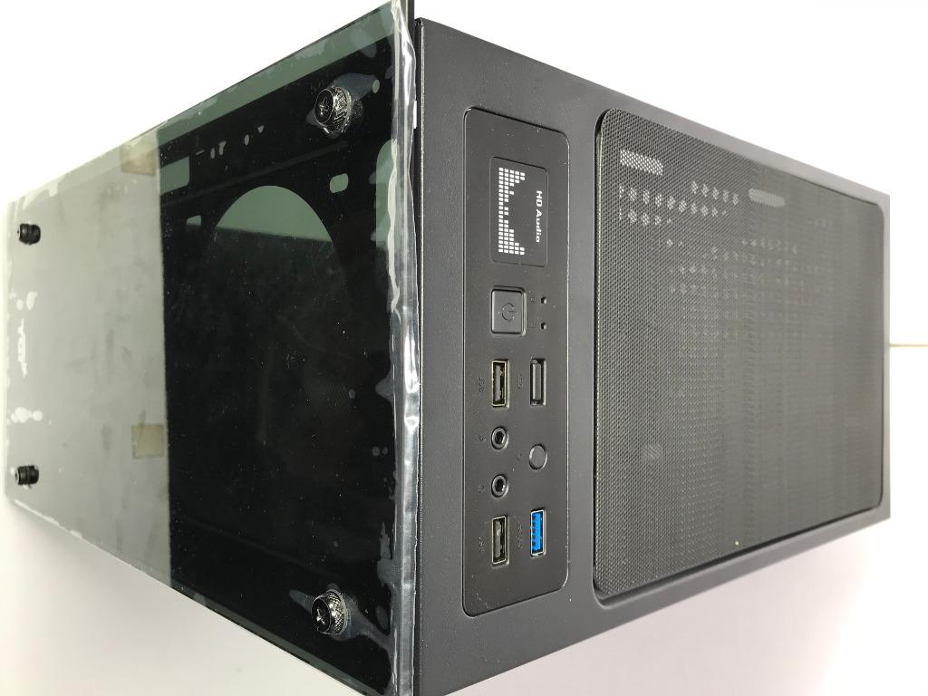 COMPUTER GAMING CASE/ CASING, TEMPERED GLASS YGT, WINDOW 4mm, FIT to ...