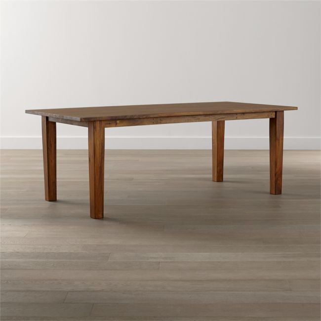 Crate & Barrel Dining Table -Basque Honey, Furniture & Home Living ...