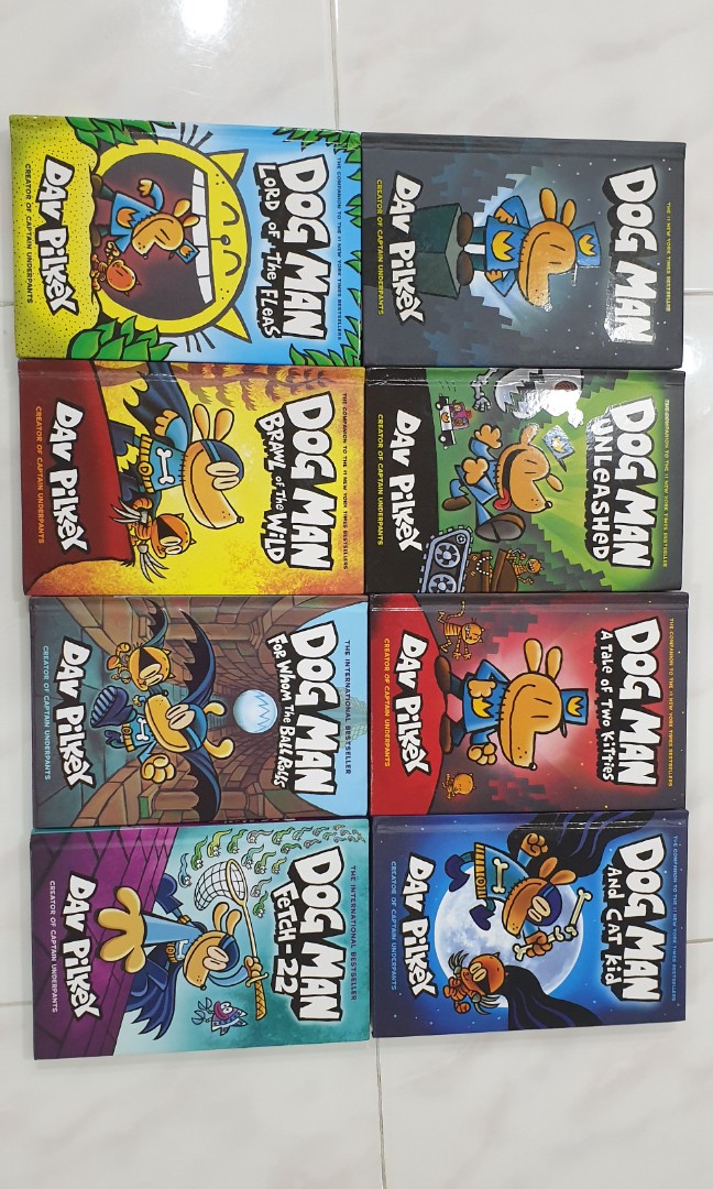 Dog Man 8 Series, Hobbies & Toys, Books & Magazines, Children's Books ...