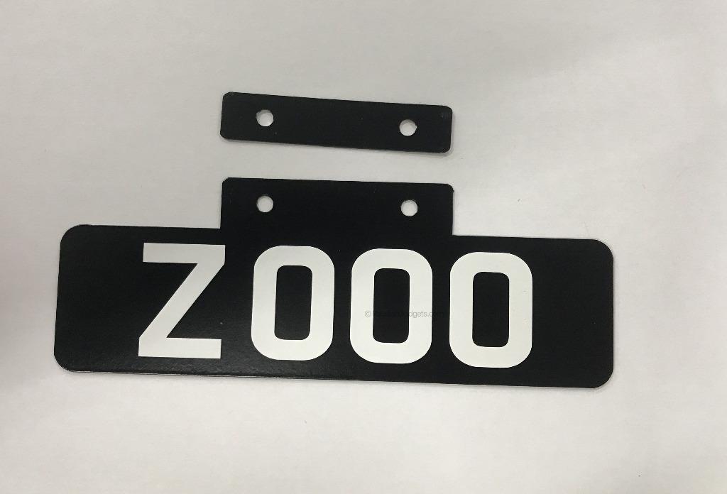Ebike Number Plate for Power-Assisted Bicycle (PAB) Ebikes E-bike ...
