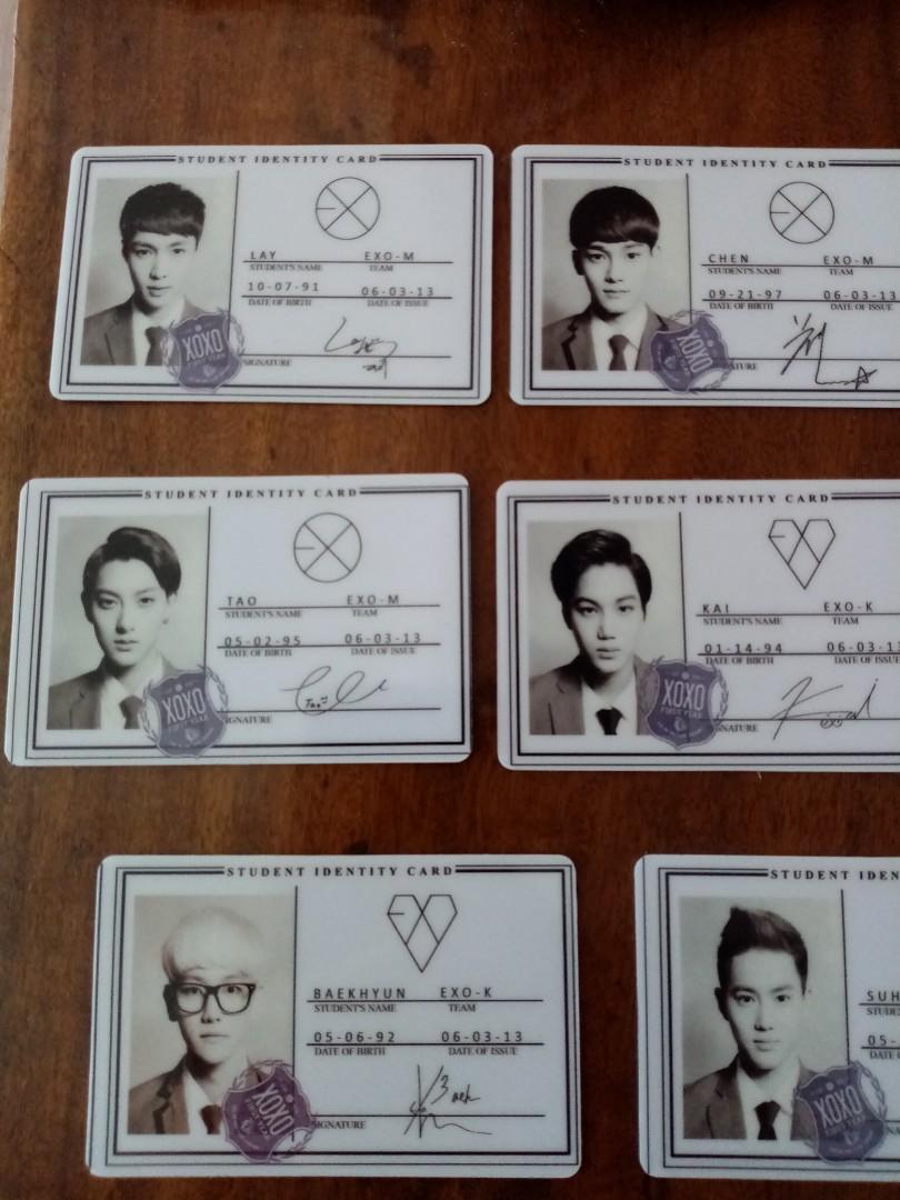 EXO XOXO Photocard Unofficial, Hobbies & Toys, Memorabilia ...
