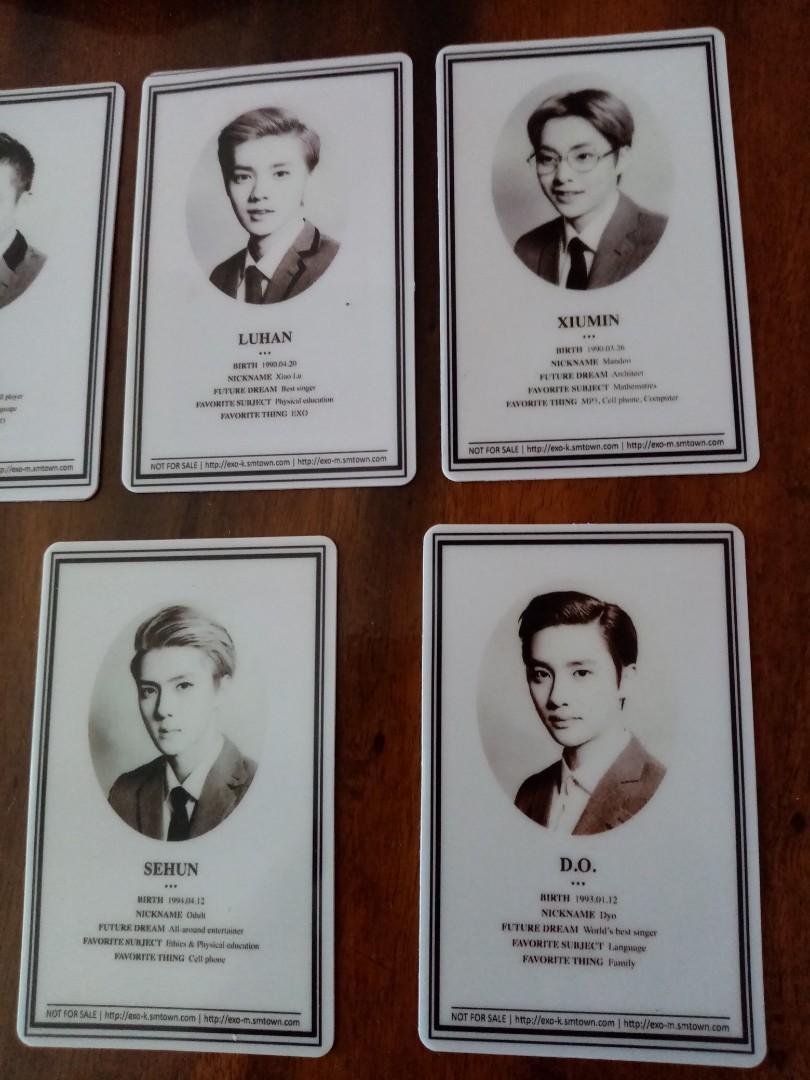 EXO XOXO Photocard Unofficial, Hobbies & Toys, Memorabilia ...