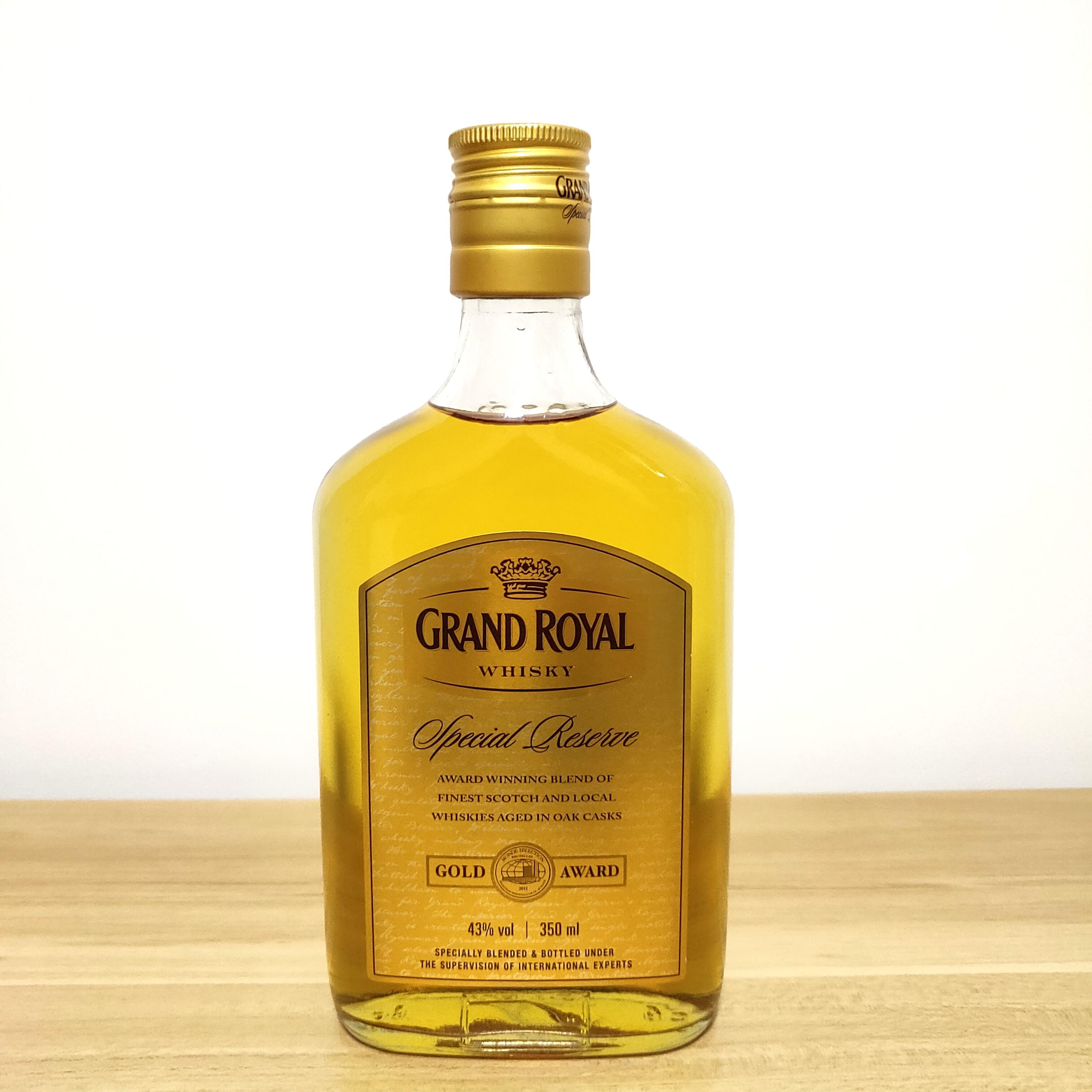 Grand Royal Whisky Special Reserve (350ml), Food & Drinks, Alcoholic ...