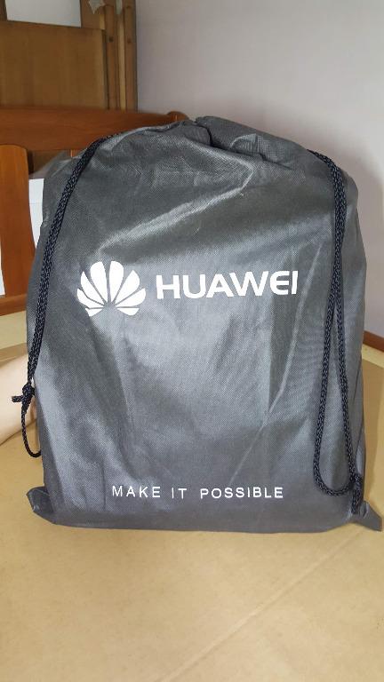 Huawei Grey Laptop Backpack, Luxury, Bags & Wallets on Carousell