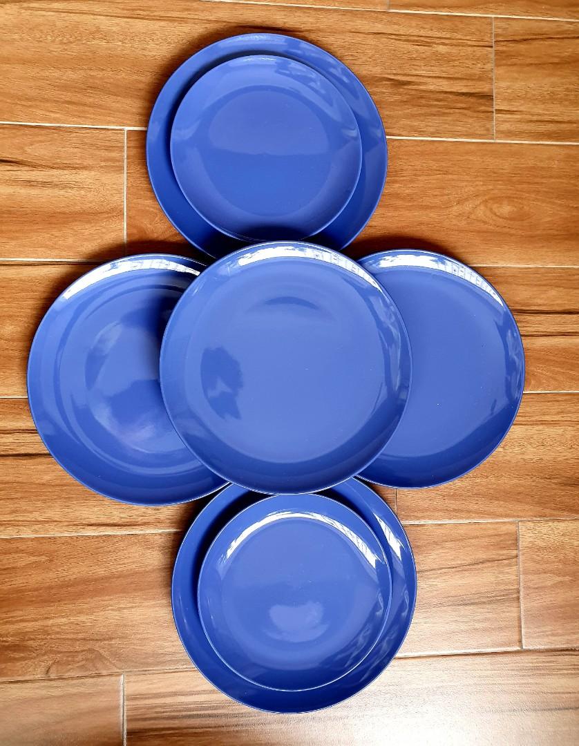 FREE IKEA Blue Plates (Small and Large), Furniture & Home Living ...