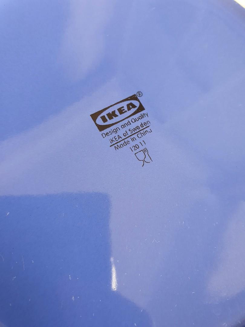 FREE IKEA Blue Plates (Small and Large), Furniture & Home Living ...