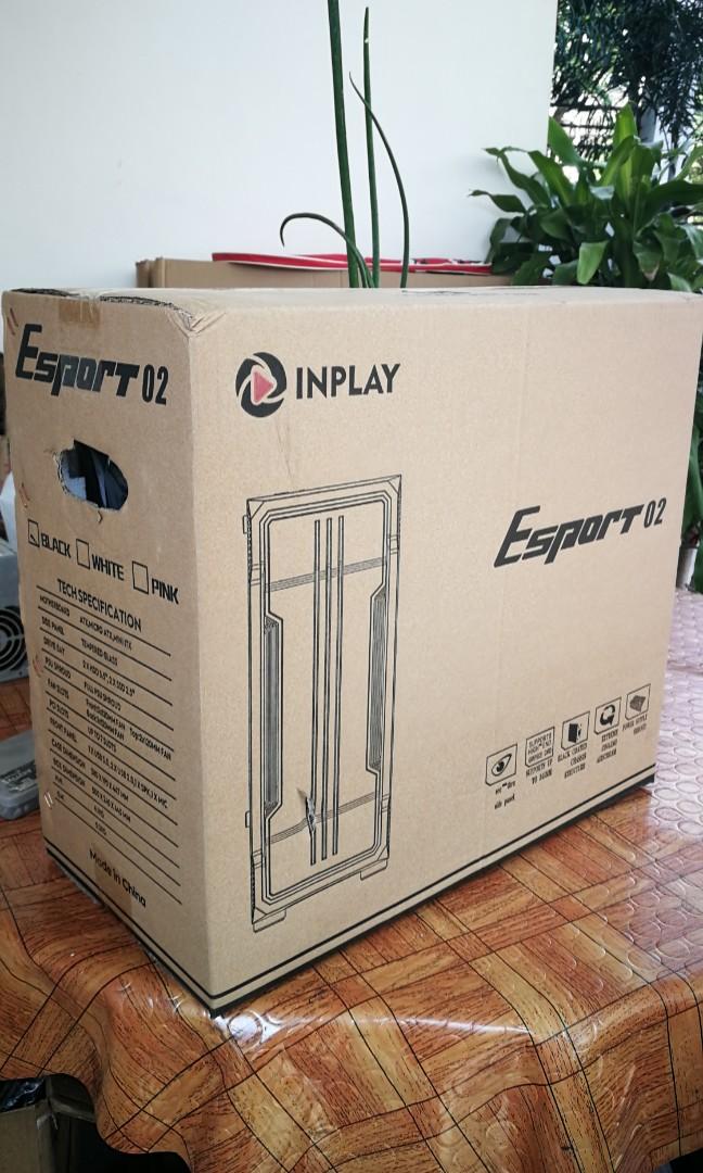 Inplay Esport 02 Black Case, Computers & Tech, Parts & Accessories ...
