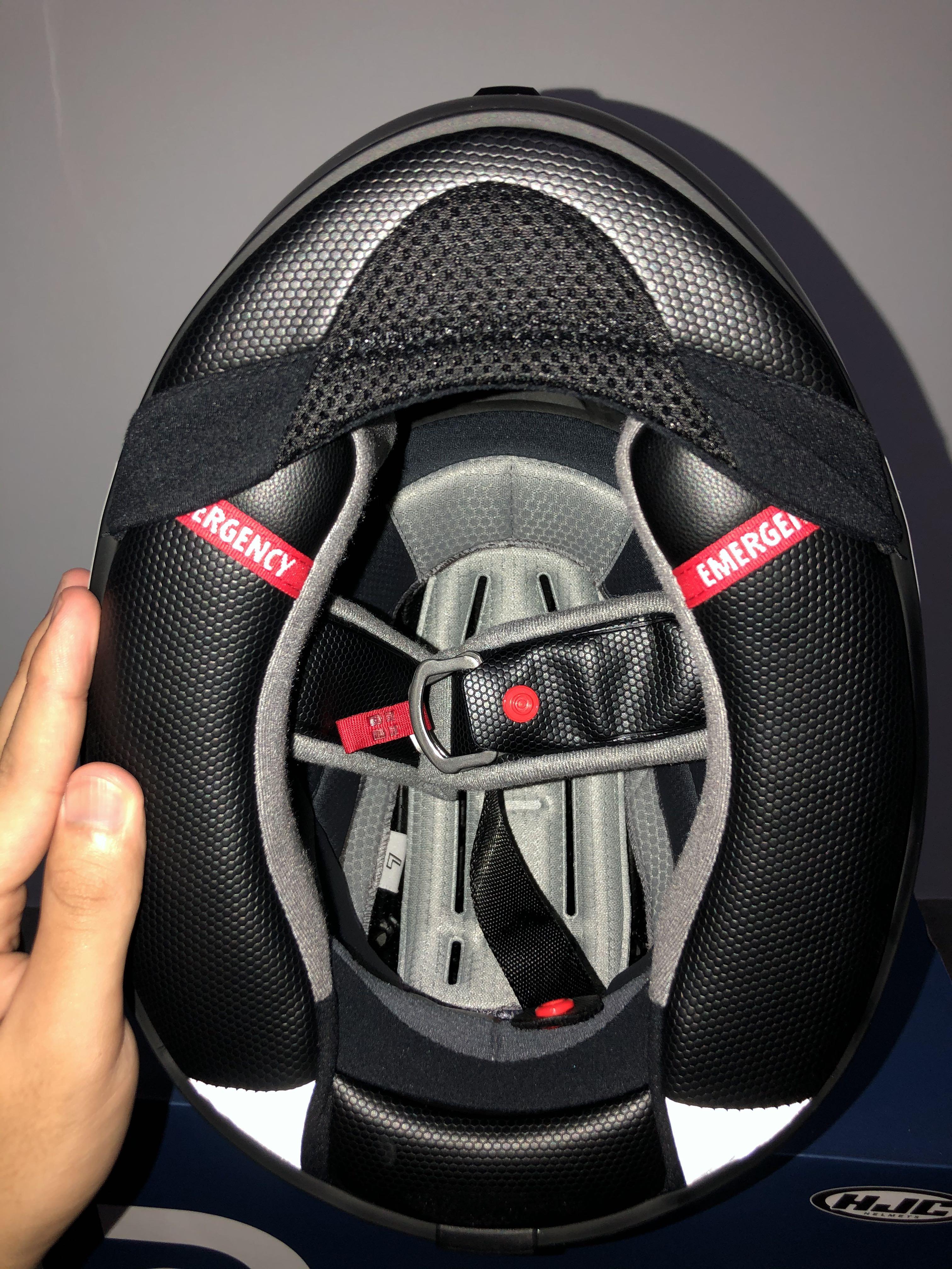 Large HJC Rpha 11 Gloss Black, Motorbikes, Motorbike Parts ...