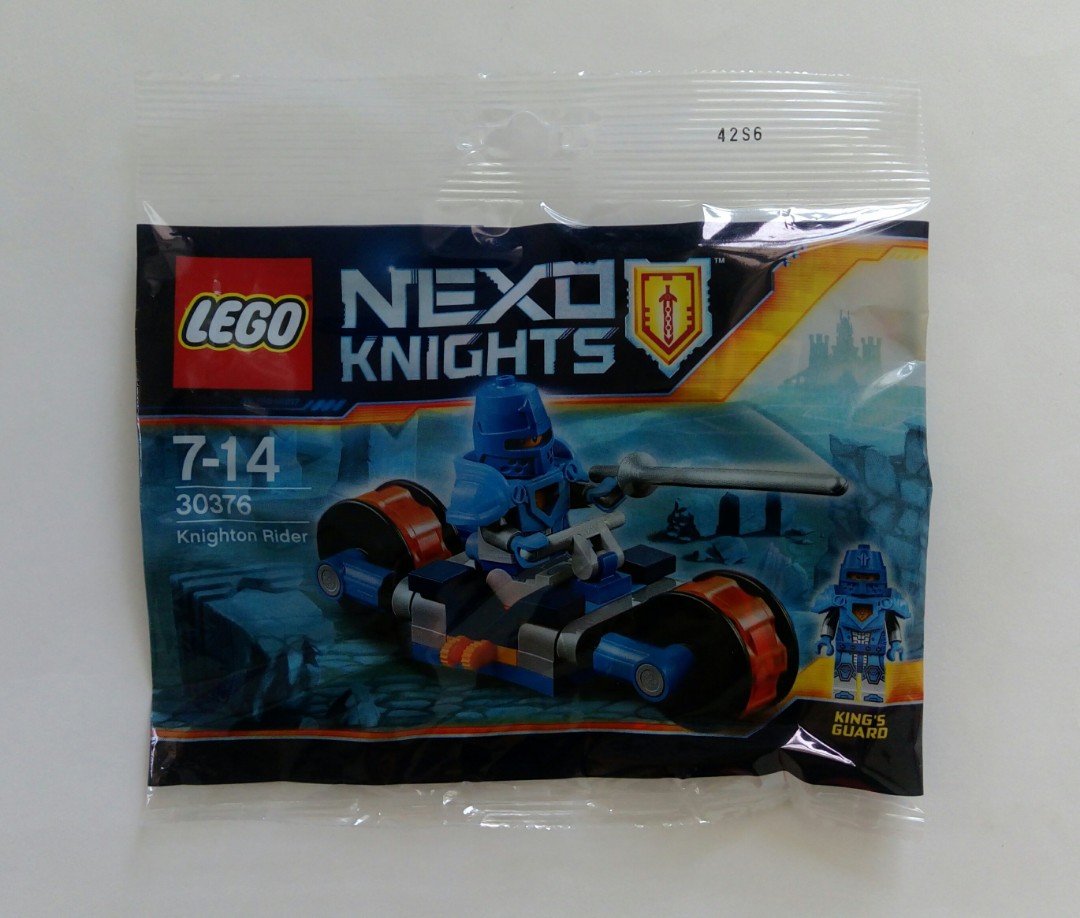 Lego 30376 Knighton Rider ( Polybag ) Nexo Knight's 系列, 興趣及遊戲, 玩具 & 遊戲類 ...