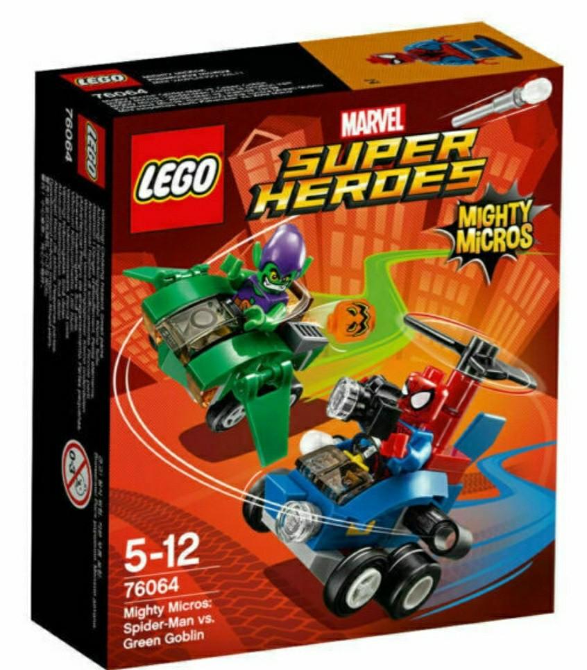 Lego 76064 Marvel Super Heroes Mighty Micros Spiderman Vs Green Goblin ...