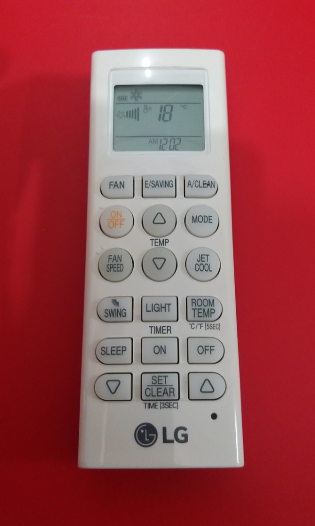 LG Aircon Remote Control, TV & Home Appliances, Air Conditioners ...
