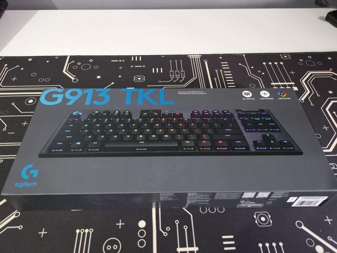 Logitech G913 TKL wireless mechanical gaming keyboard, Computers & Tech ...