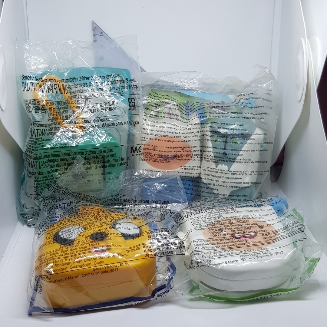 Mcdo Adventure Time Toys, Hobbies & Toys, Toys & Games on Carousell