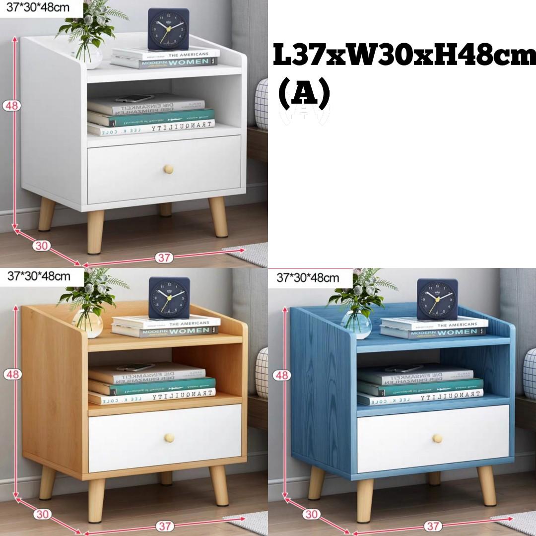 Mordern and Simple Bedside Table with Drawer Nordic Bedroom Bedside ...