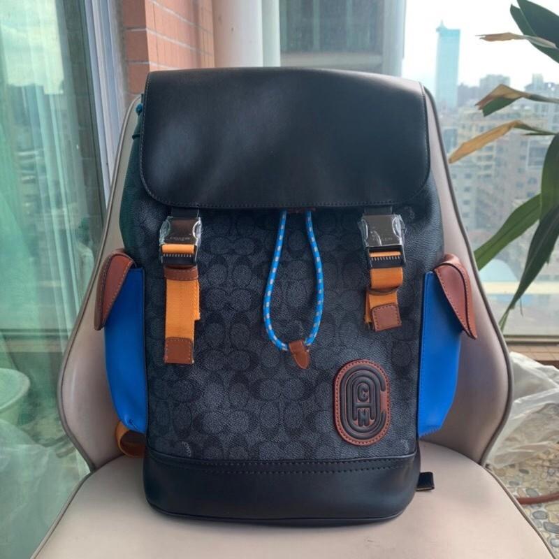 Original coach men rivington men backpack 961, Men's Fashion, Bags ...