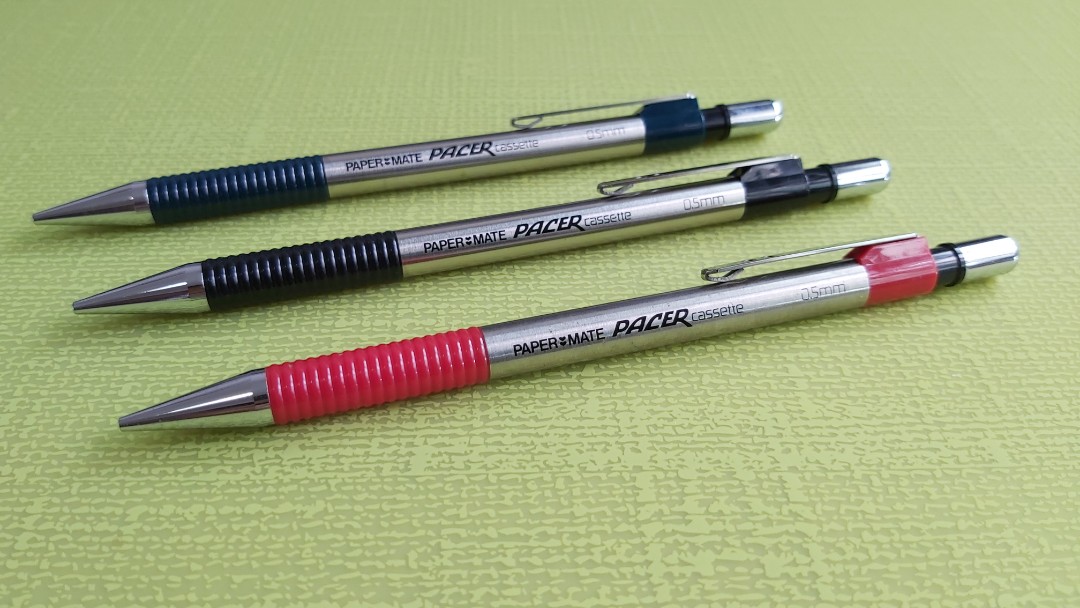 Papermate Executive Pacer Mechanical Pencil 0.5mm not pentel pilot montblanc faber castell zebra staedtler uni