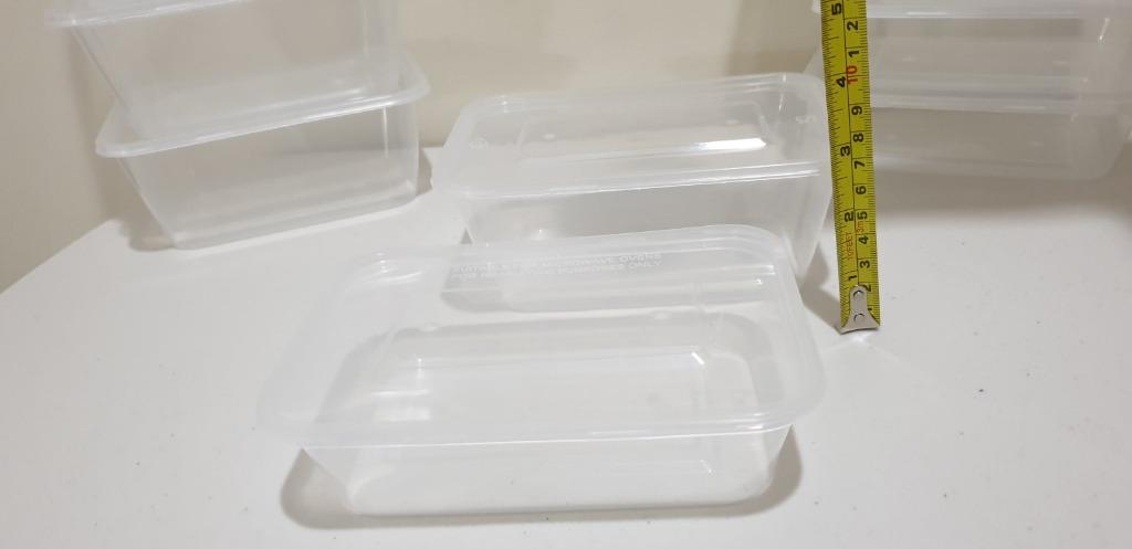 Plastic Food Container with Lid RE1000 - 300 pcs, Furniture & Home ...