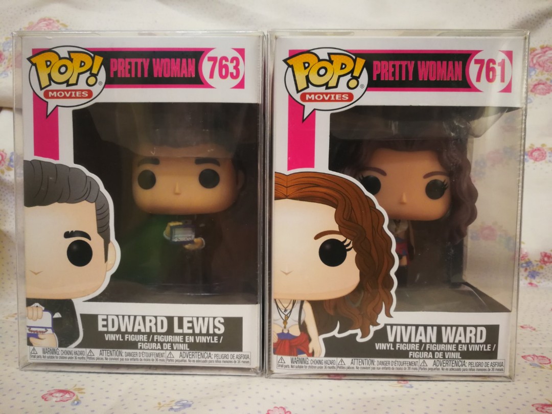 Pretty Woman Funko Pop Set - Edward Lewis & Vivian Ward, Hobbies & Toys ...
