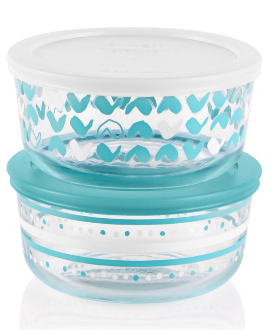 PYREX decorated storage set - Doodles, Furniture & Home Living ...
