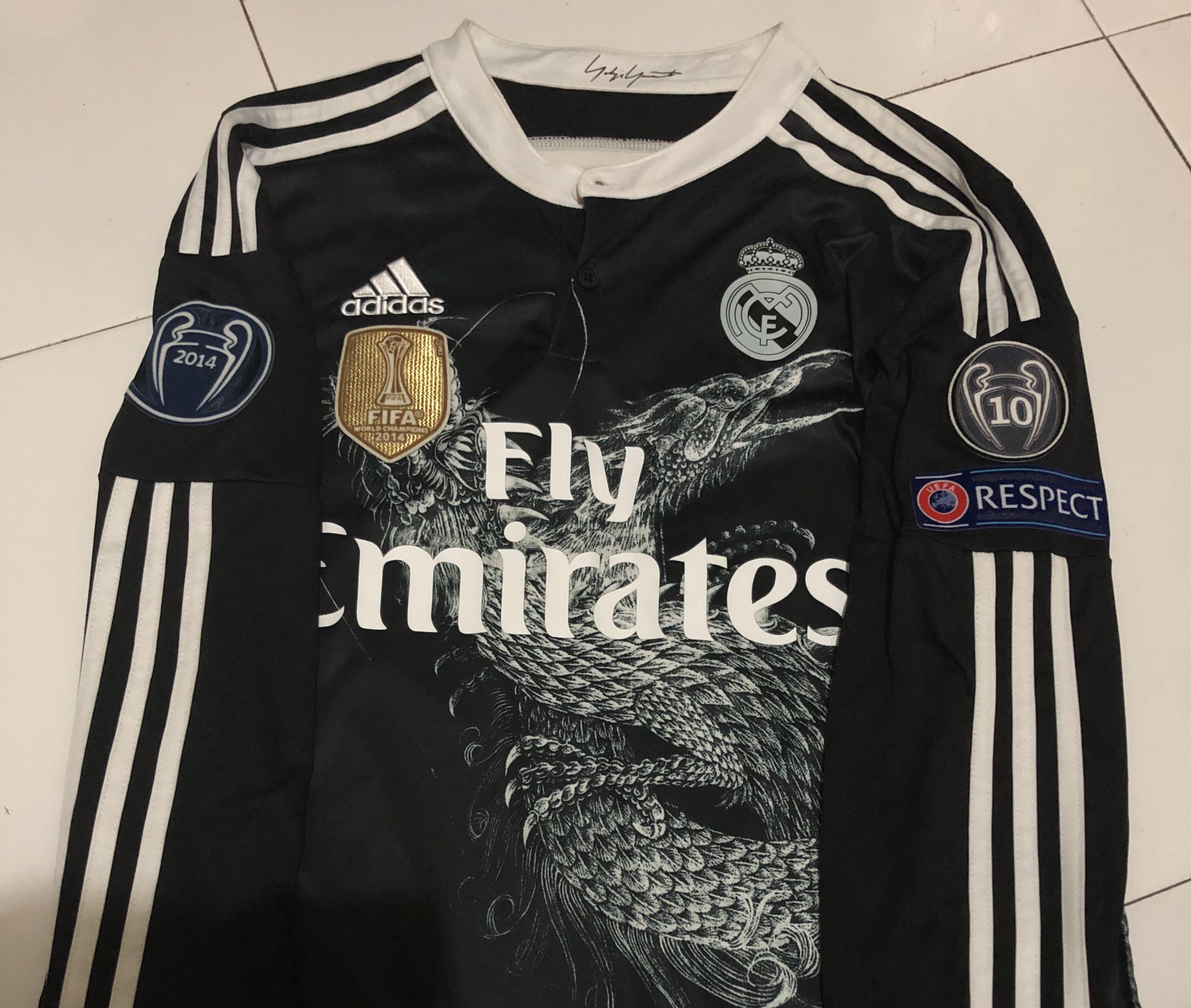 Real Madrid 14/15 third kit, Sports Equipment, Exercise & Fitness ...