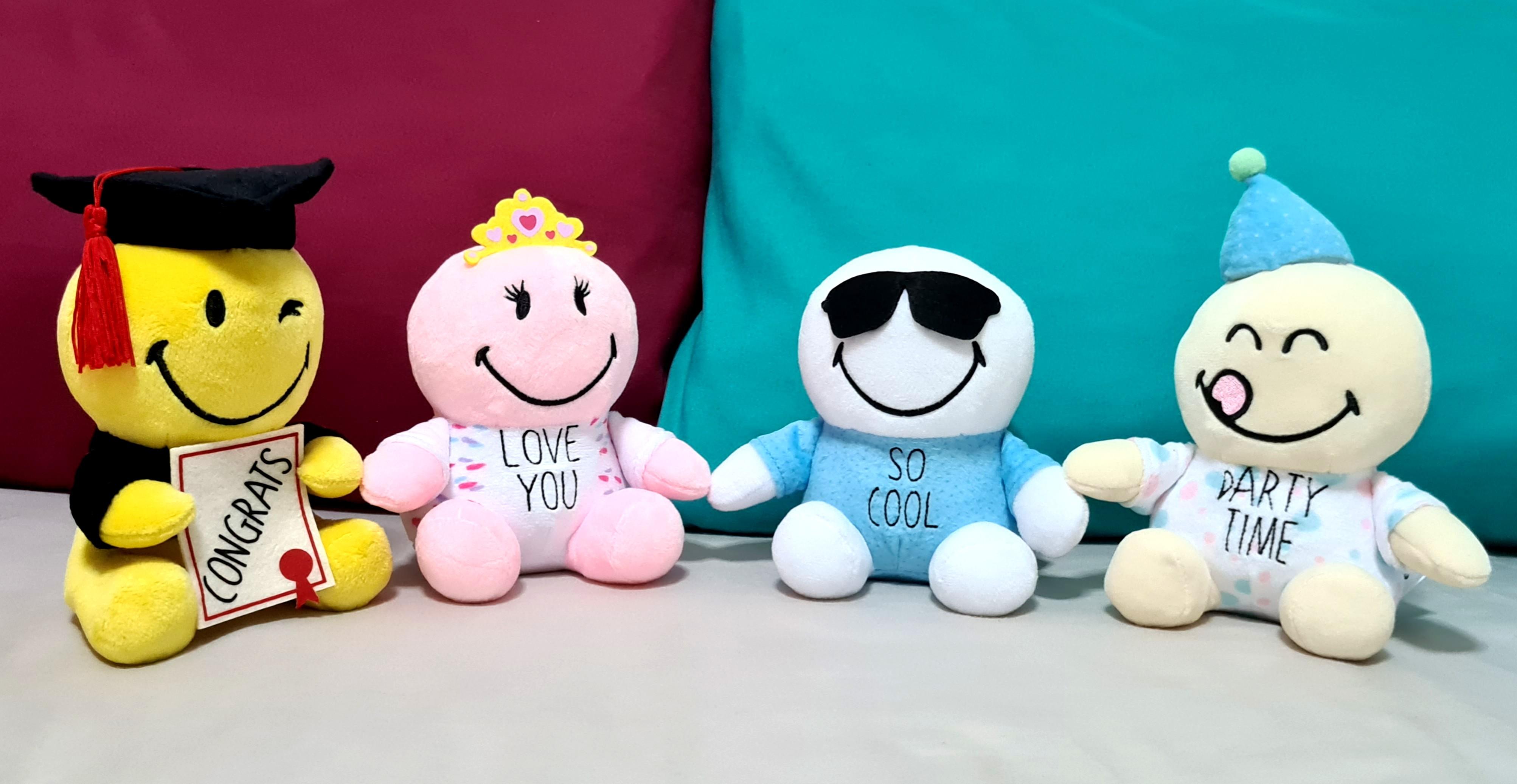 Smiley world plush/ Smiley world baby/ Smiley world/ Congrats/ Party ...