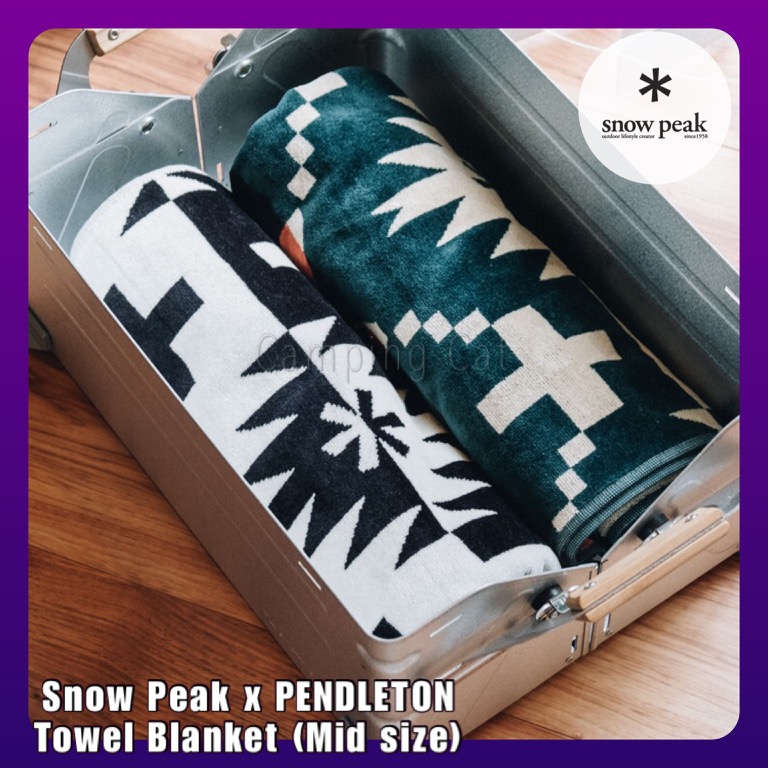 【日本直送】Snow Peak × PENDLETON TOWEL BLANKET (Mid size), 興趣及遊戲, 收藏品及紀念品 ...