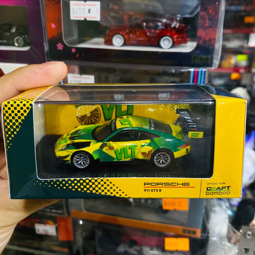 Spark Model 1:64 CBR Porsche 911 GT3 R FIA GT World Cup Macau 2018 VLT ...