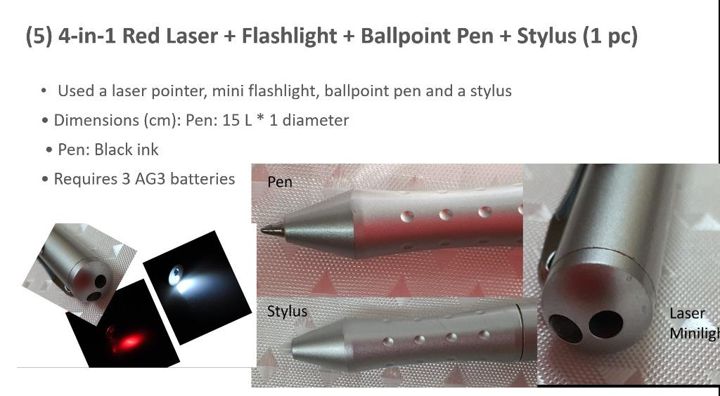 Tack Index/Lead Pencil/Laser Pen/Fasteners (1 set) , Hobbies & Toys ...