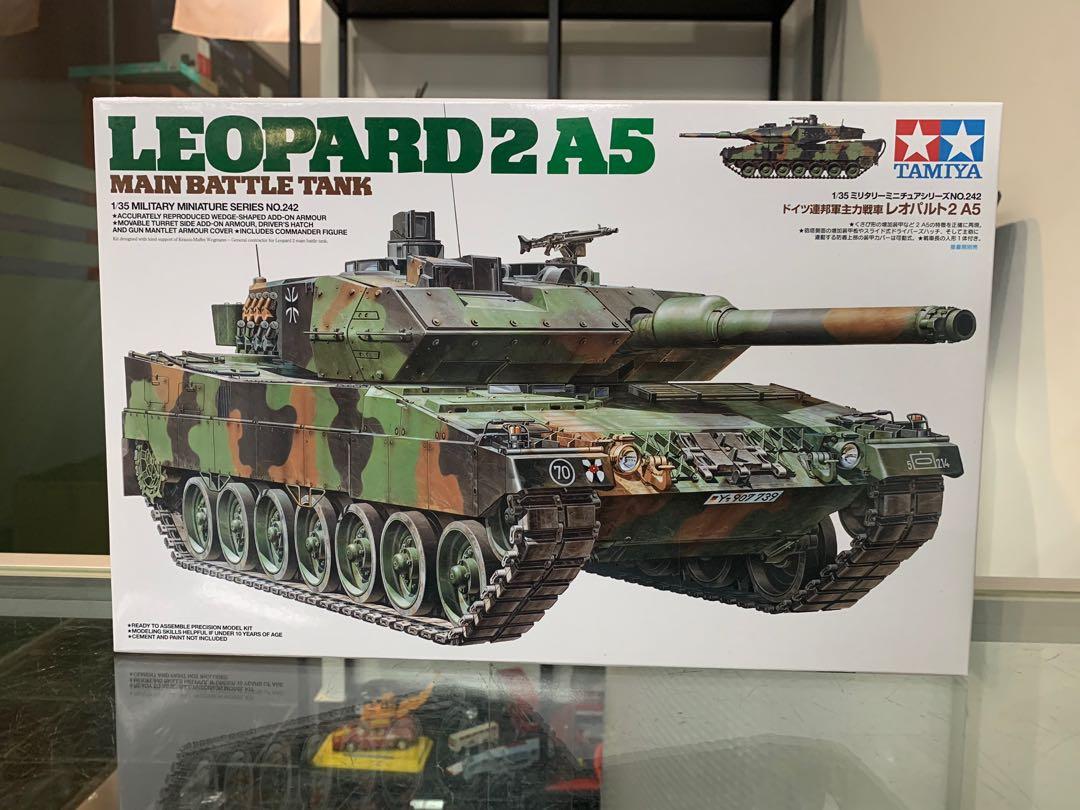 Tamiya Leopard 2 A5 Main Battle Tank, Hobbies & Toys, Collectibles ...