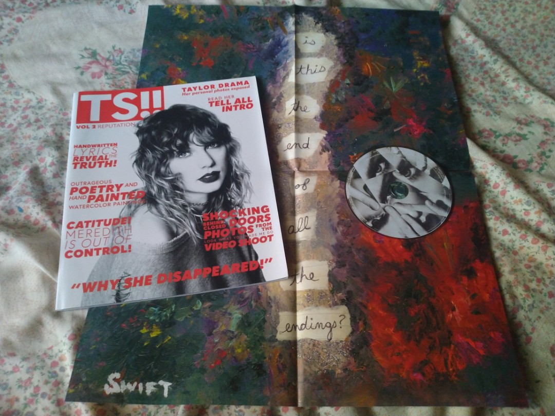 Taylor Swift Reputation Magazine, CD and Poster, Hobbies & Toys, Books ...