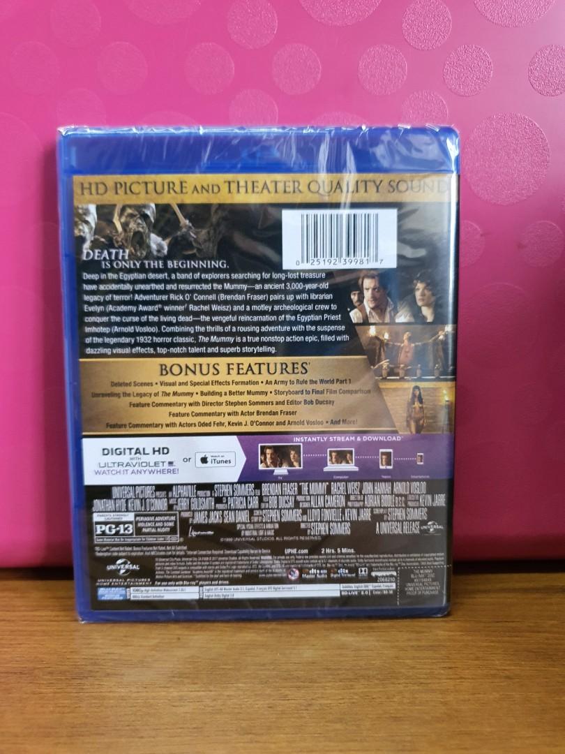 USA Blu Ray - Mummy, The (Brendan Fraser, Rachel Weisz), Hobbies & Toys ...