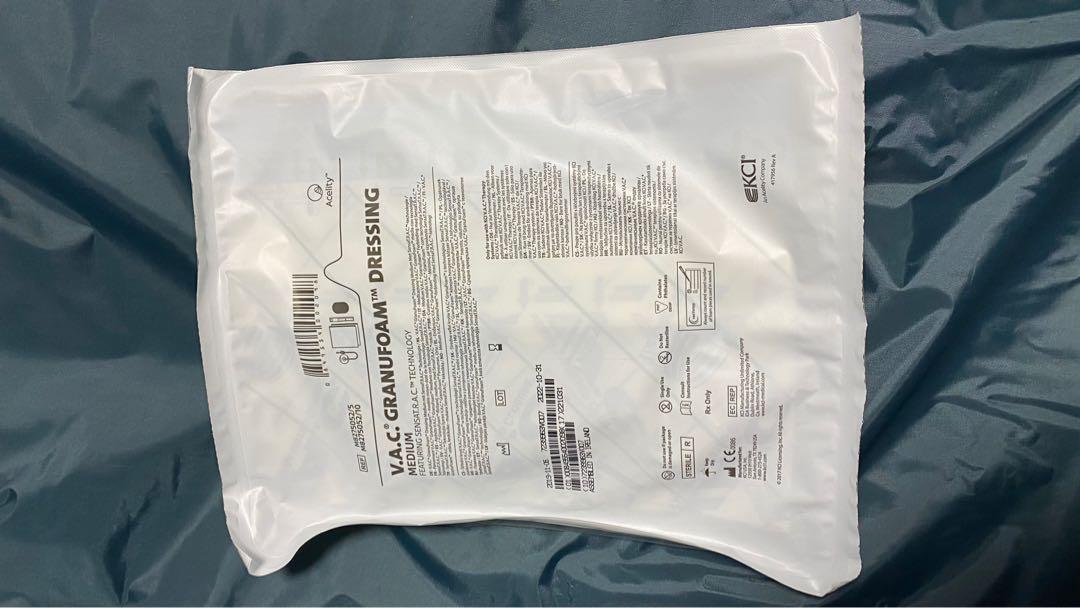 V.A.C. Granufoam Dressing, Health & Nutrition, Assistive & Rehabilatory ...