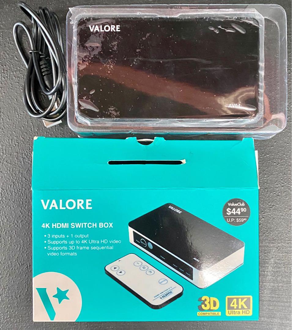 Valore 4K HDMI Switch Box, TV & Home Appliances, TV & Entertainment, TV ...