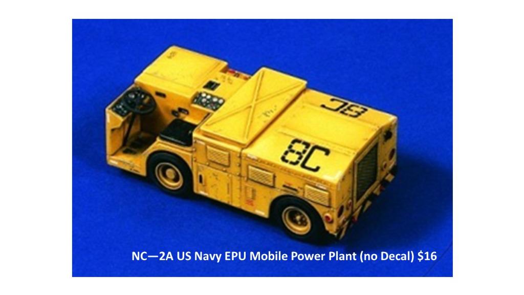 1/48 resin USN, USAF tractor, fire tractor and bomb trailer/loader ...