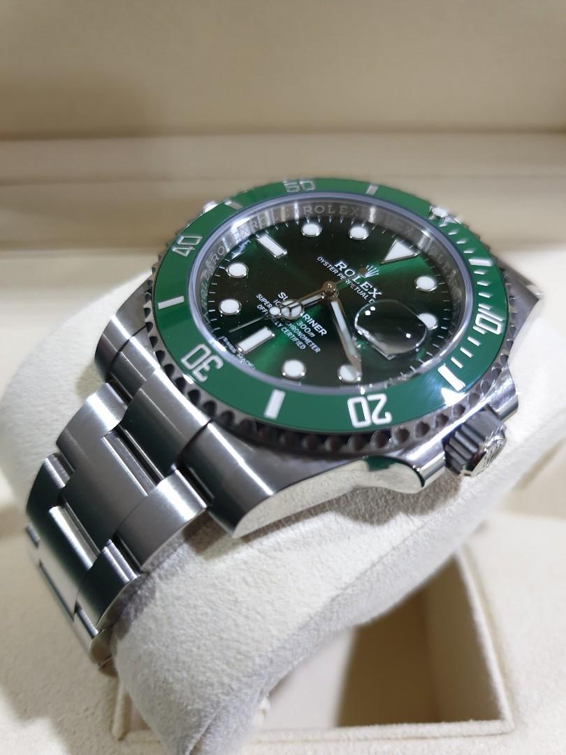 2019 Brand New Rolex Submariner Hulk, Luxury, Watches on Carousell