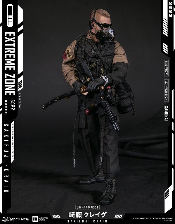 【全新現貨 In Stock 剩1】1/6 DAMTOYS EBS001 原創故事珍藏人偶- 極限戰境 武士 崎藤克雷格 EXTREMEZONE Samurai SAKIFUJICRAIG ...