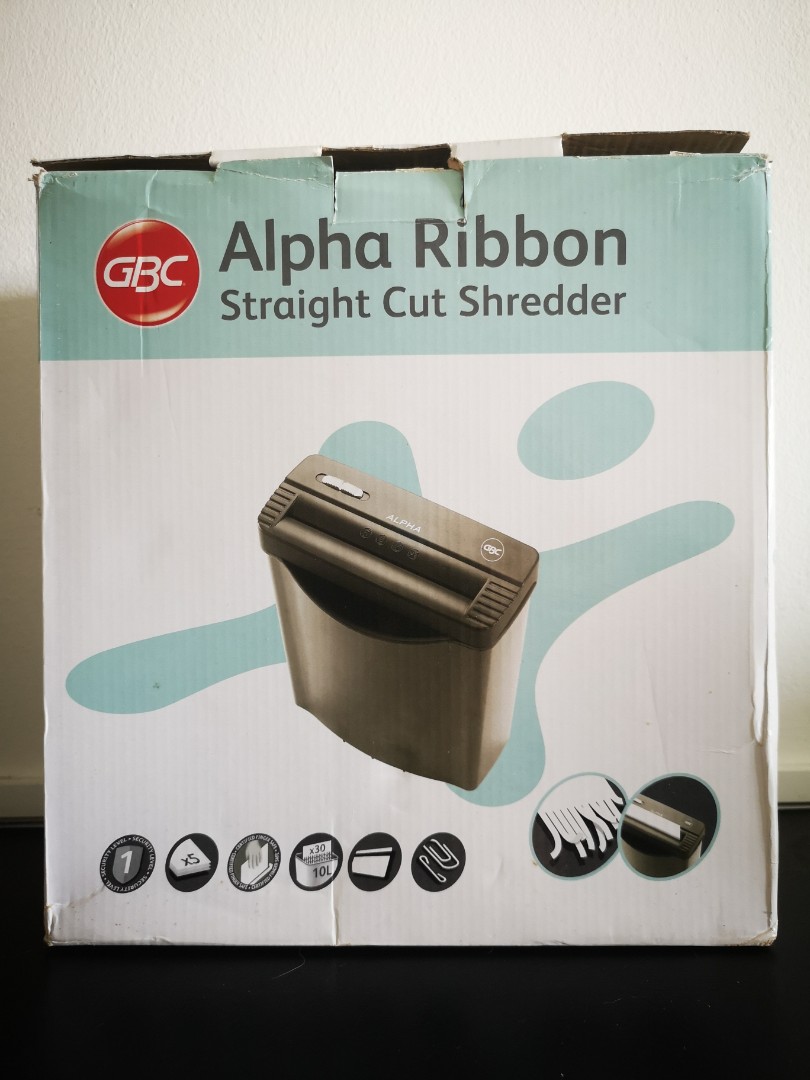 Alpha Ribbon Personal Paper Shredder, Hobbies & Toys, Stationery ...