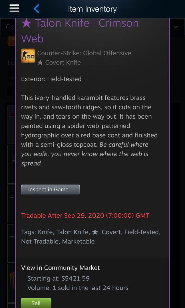 Csgo Skin talon knife crimson web emerald awp m4a1-s p90 ak-47 ...
