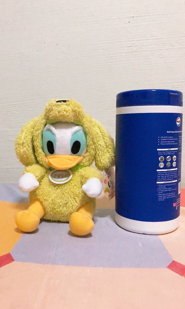 Donald duck in dog costume, Hobbies & Toys, Toys & Games on Carousell