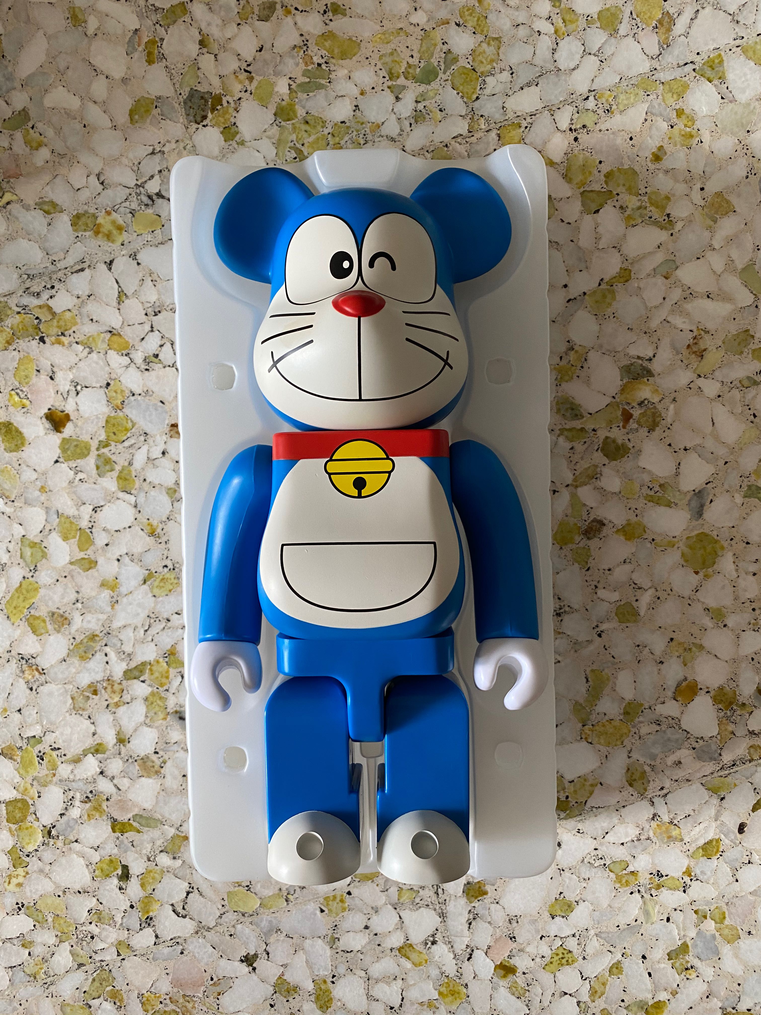 Doraemon Bearbrick 400%, Toys & Games, Bricks & Figurines on Carousell