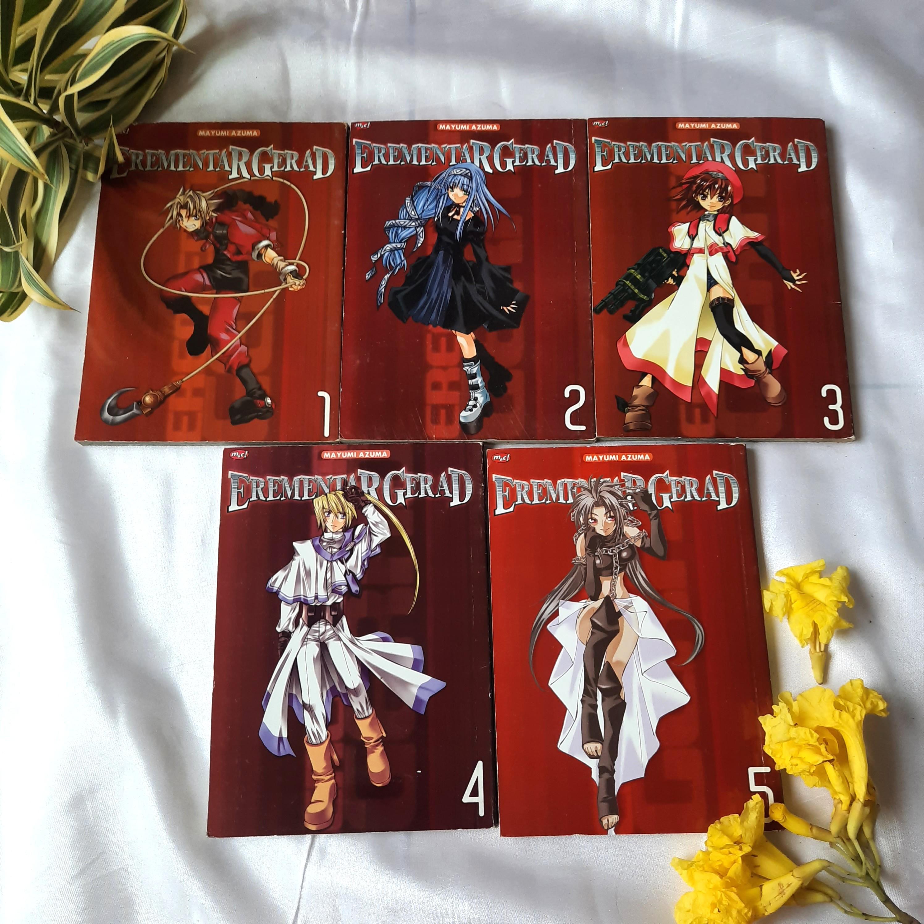 Erementar Gerad / Elemental Gelade - Mayumi Azuma (5 buku) Komik Jepang ...