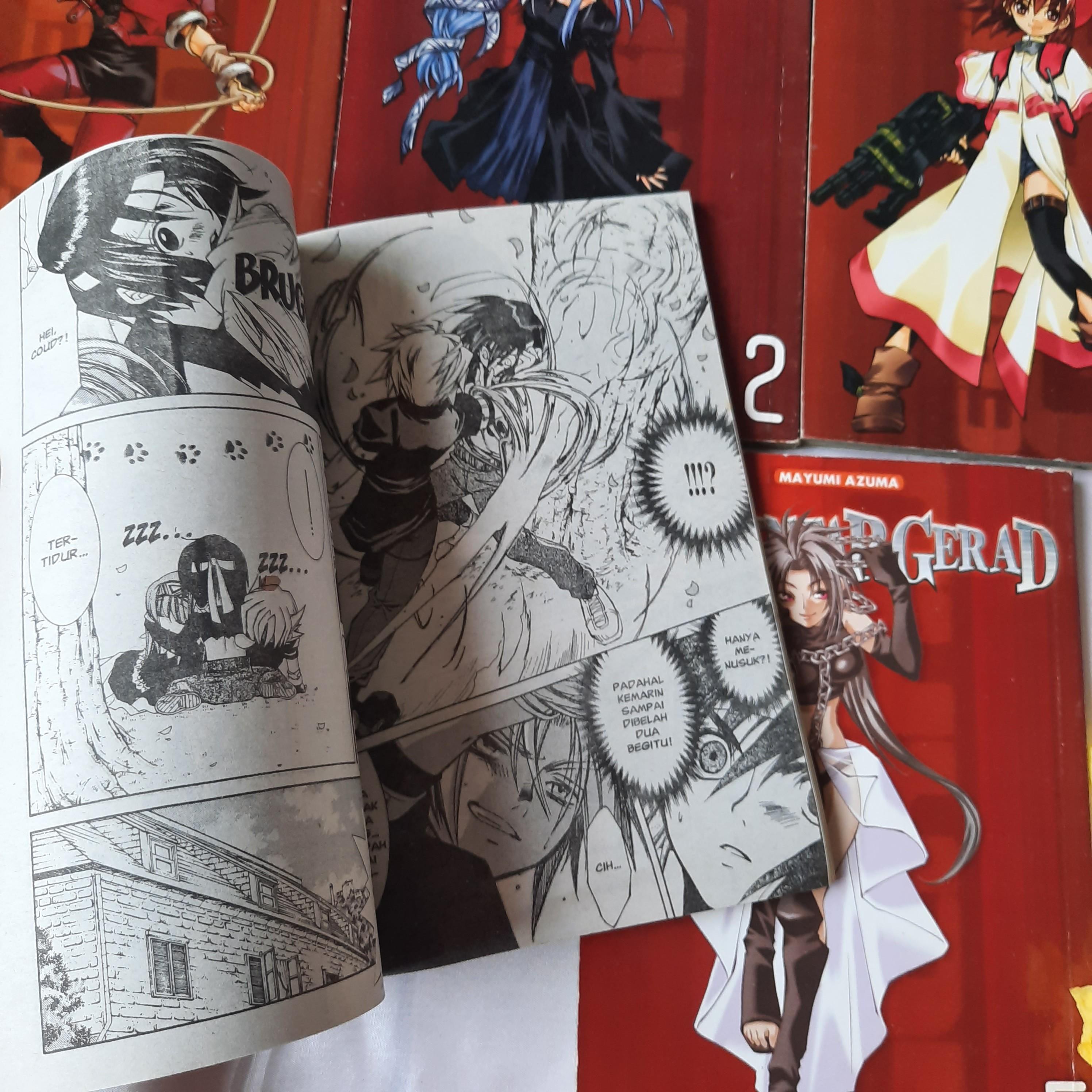 Erementar Gerad / Elemental Gelade - Mayumi Azuma (5 buku) Komik Jepang / Adventure manga, Buku ...