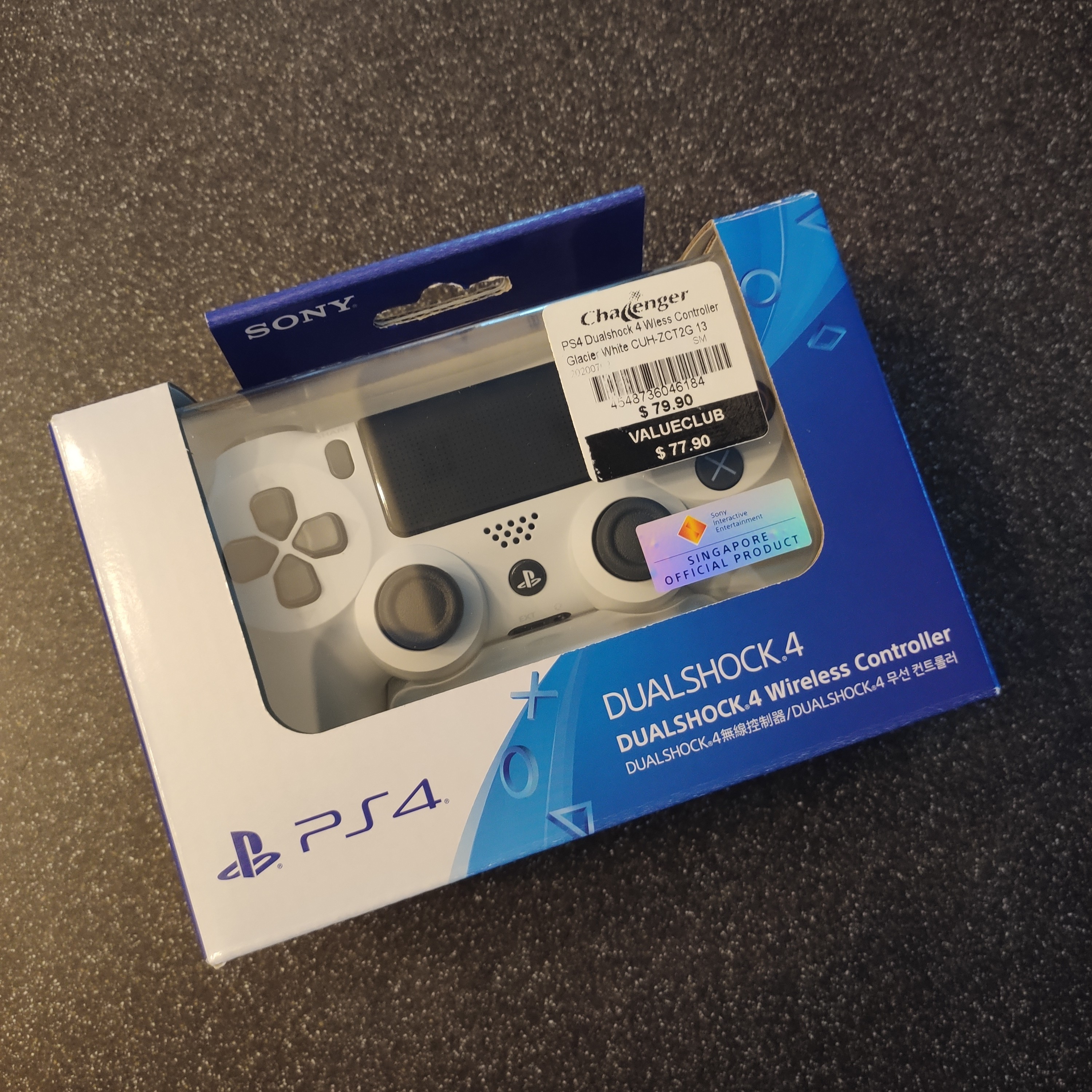 Glacier White PS4 Gen2 DualShock Controller, Video Gaming, Gaming ...