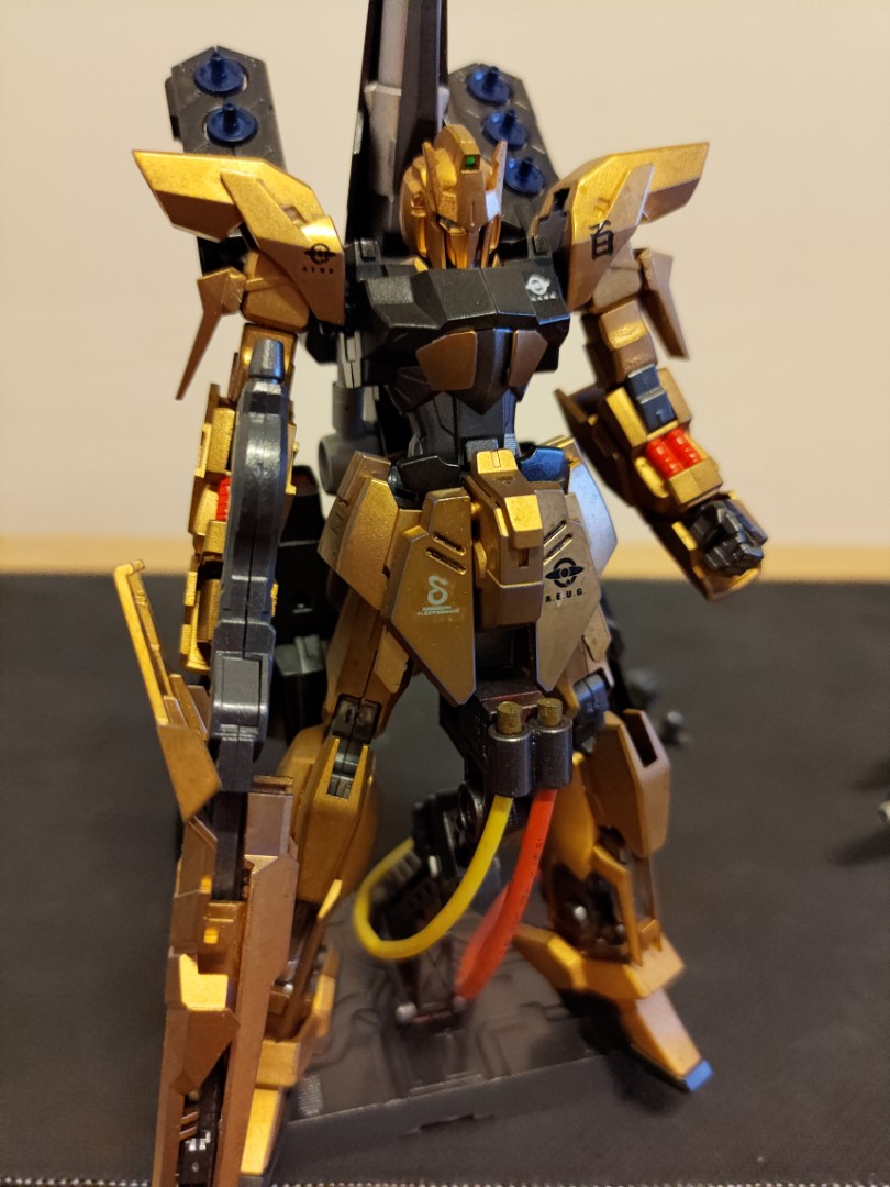 HGBF 百萬式 1：144 （送支架）高達 成品, 興趣及遊戲, 玩具 & 遊戲類 - Carousell
