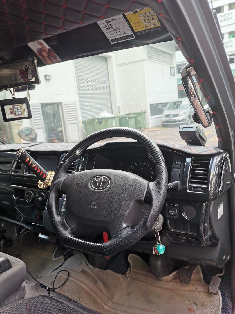 hiace steering wheel (gen 2) carbon fibre, Car Accessories, Accessories ...